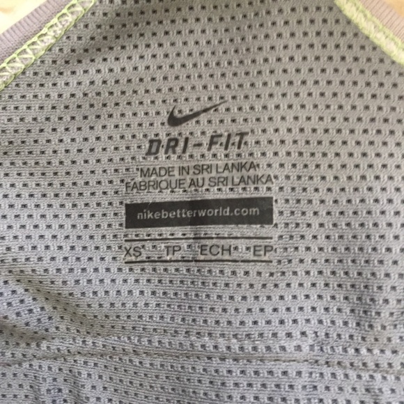 Nike | Tops | Nike Drifit Racerback Raw Stripe Workout Tank | Poshmark